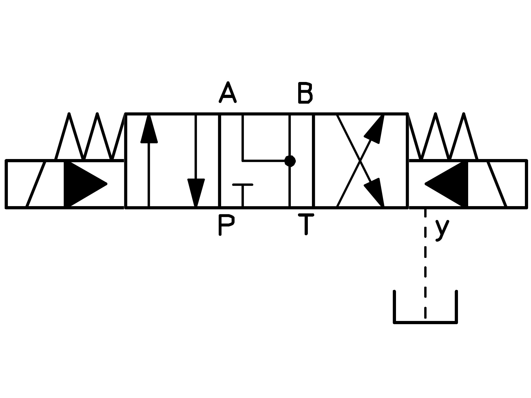 NG16 - 4/3 Directional valve - Pilot operated